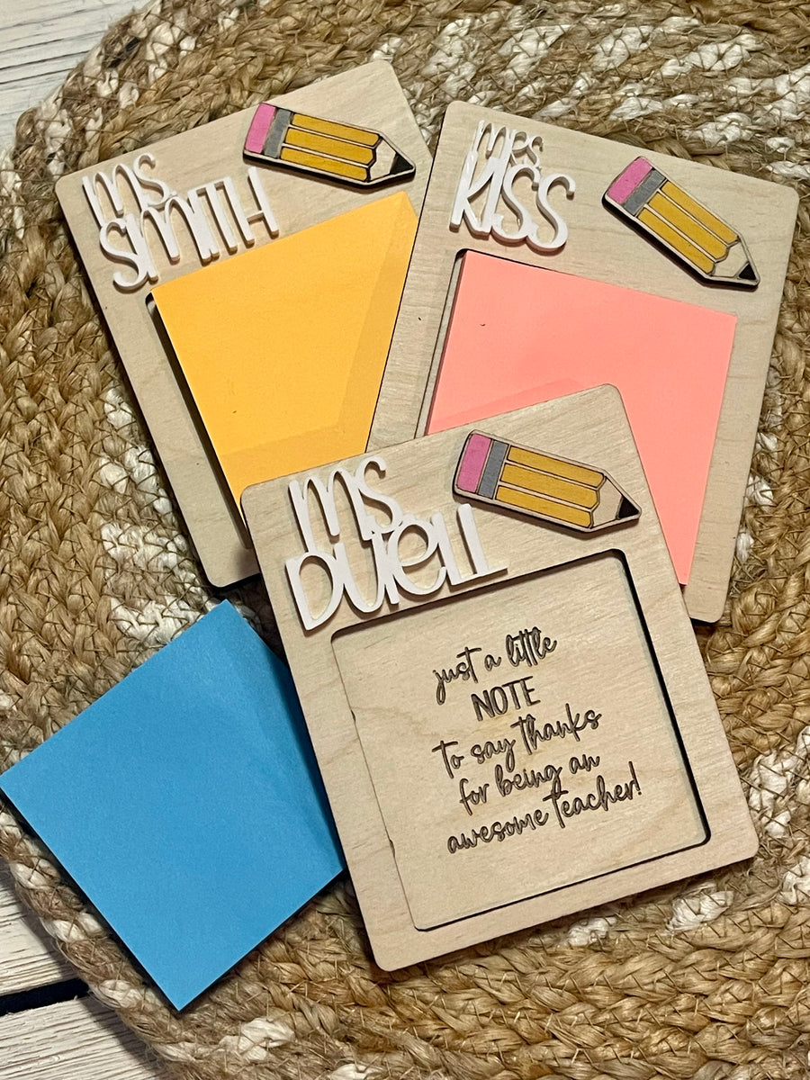 Post it Note Holder – Hill & Daughters Design